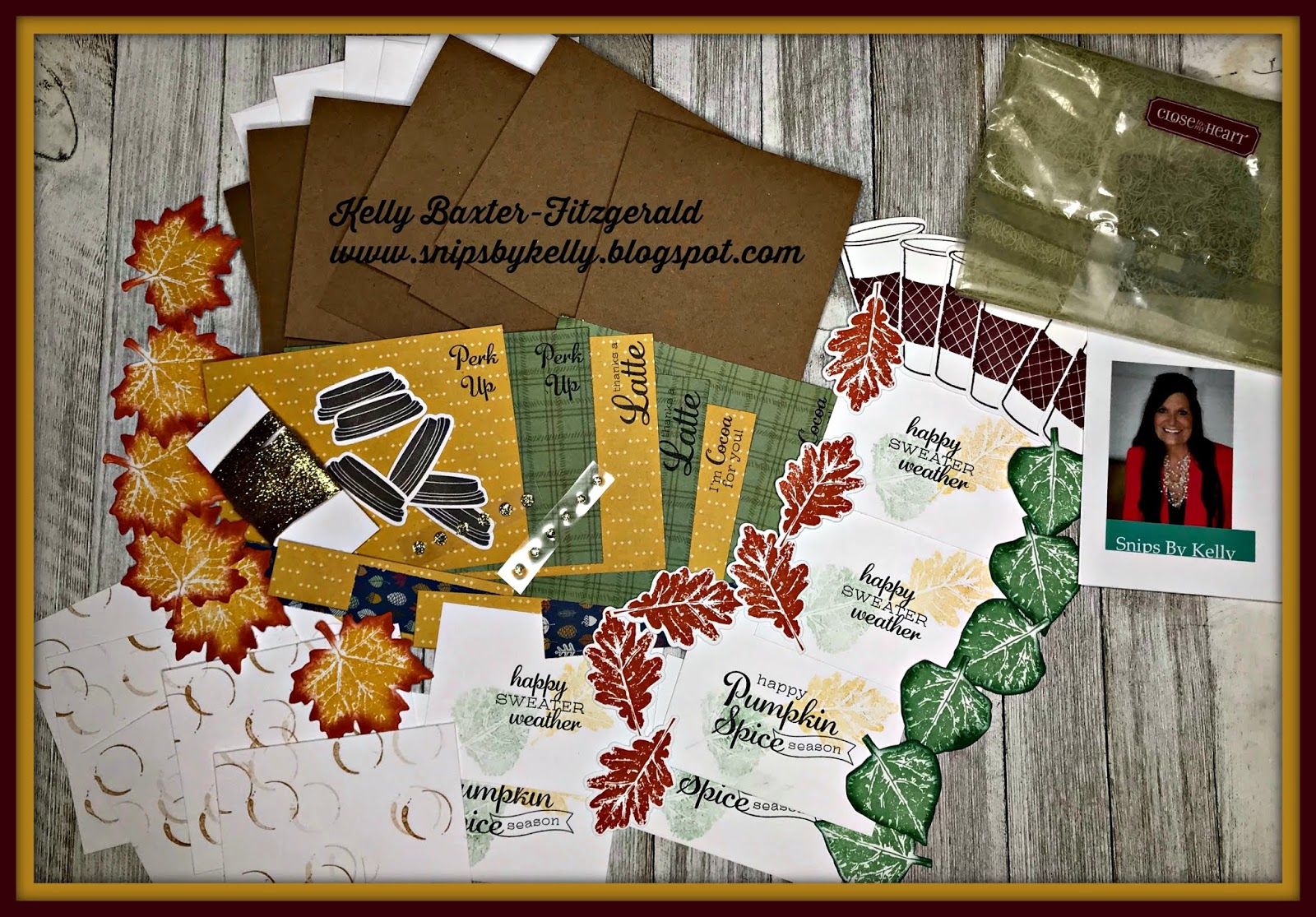 SNIPS BY KELLY: PERK UP Pre-Cut Card Kit