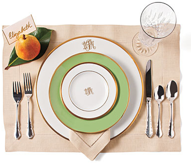 Daily Cup of Couture: Much Love for Monograms:Dempsey & Carroll