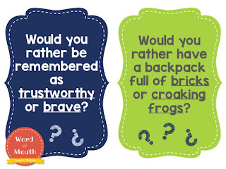 Would You Rather: An Articulation Carryover Activity for Older Students ...