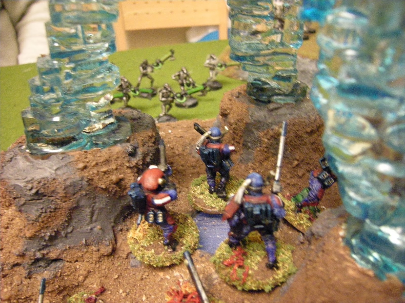 Iron Mammoth's Studio: Eye Catching Sci-Fi Scenics: Crystal Spires