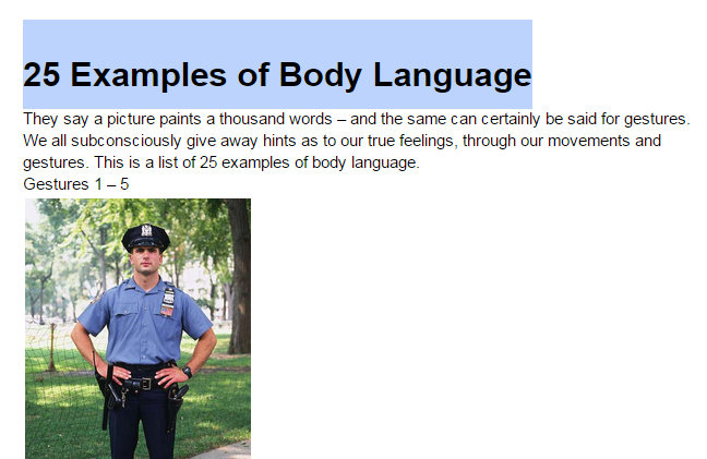 A Digital Marketing Expart 25 Examples Of Body Language A Digital Marketing Expart 25 Examples Of Body Language