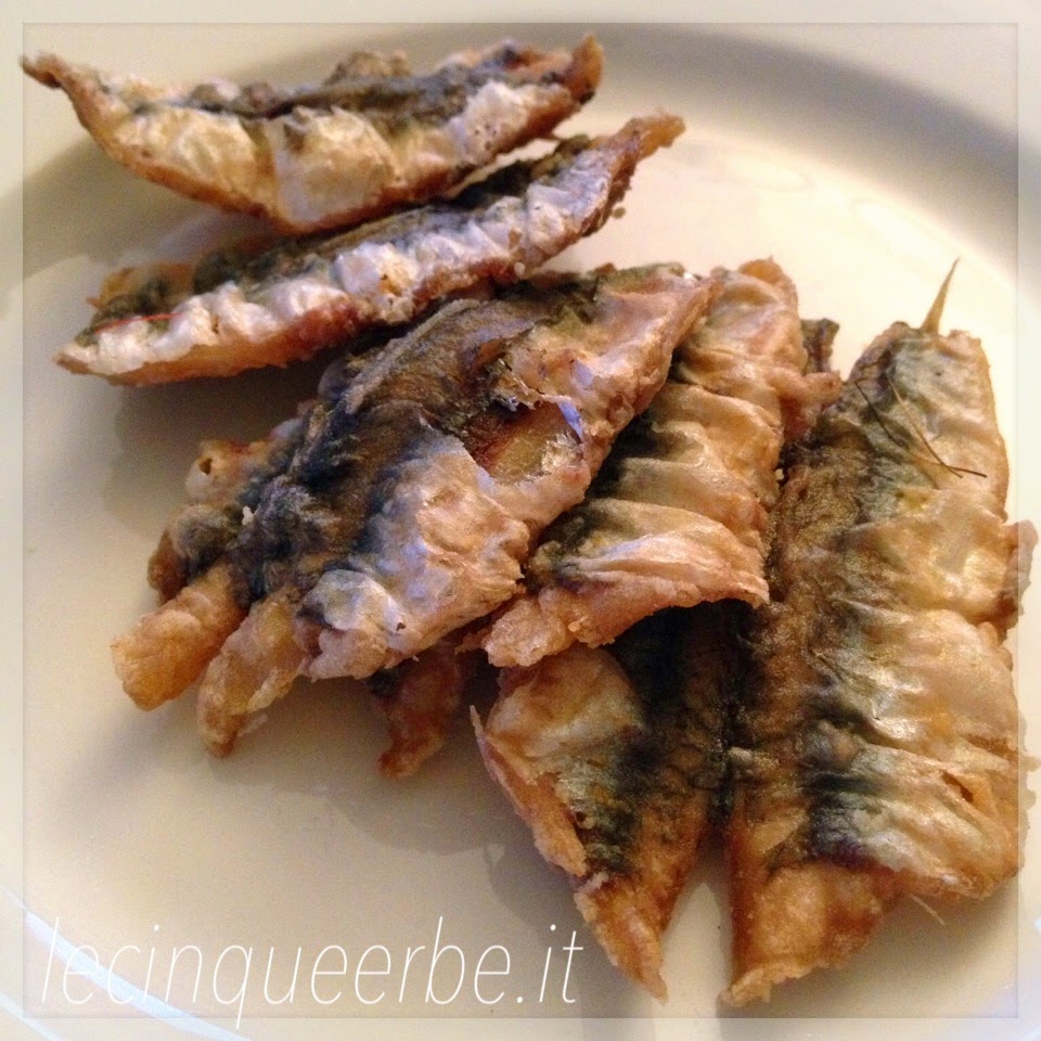LE CINQUE ERBE: Le Acciughe di Monterosso fritte