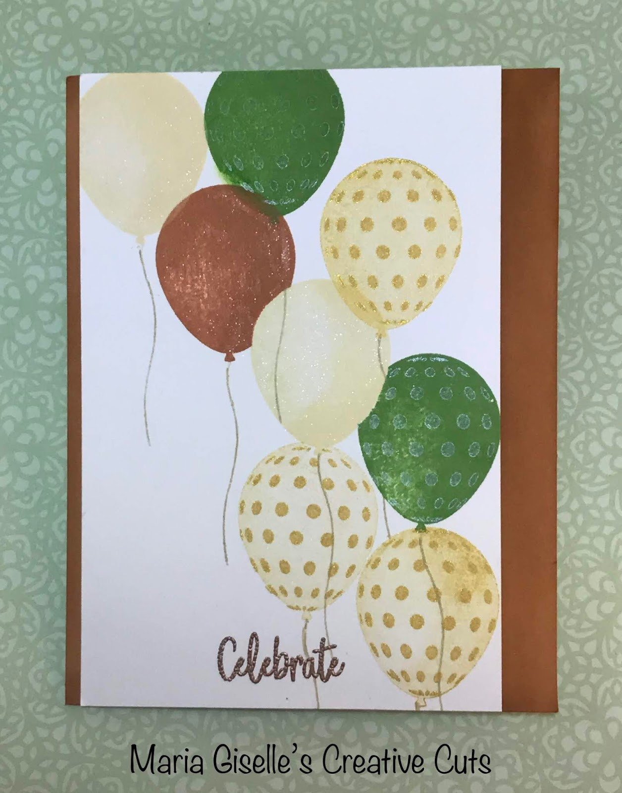 Maria Giselle's Creative Cuts: Birthday Balloon Card