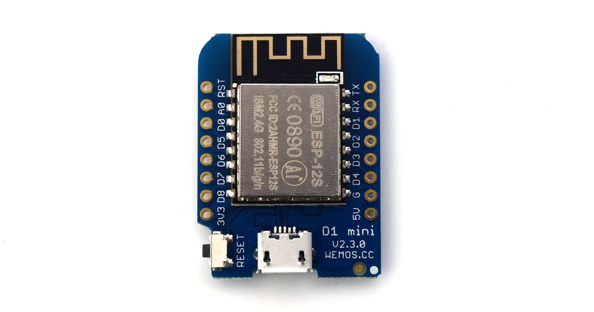 Wemos D1 mini, pinout, schema elettrico e specifiche | danielealberti.it