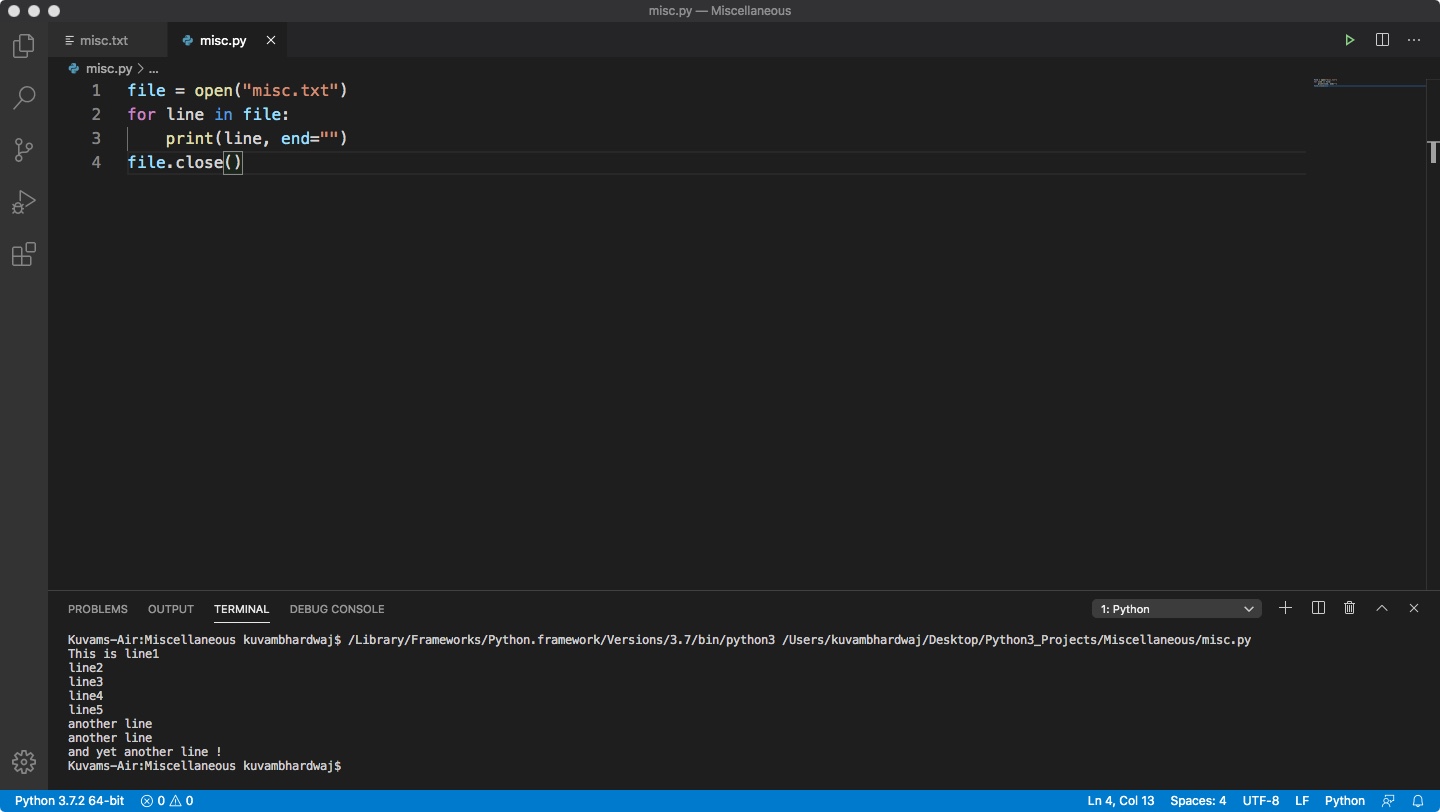 Python3 tutorial - 17 (File handling)