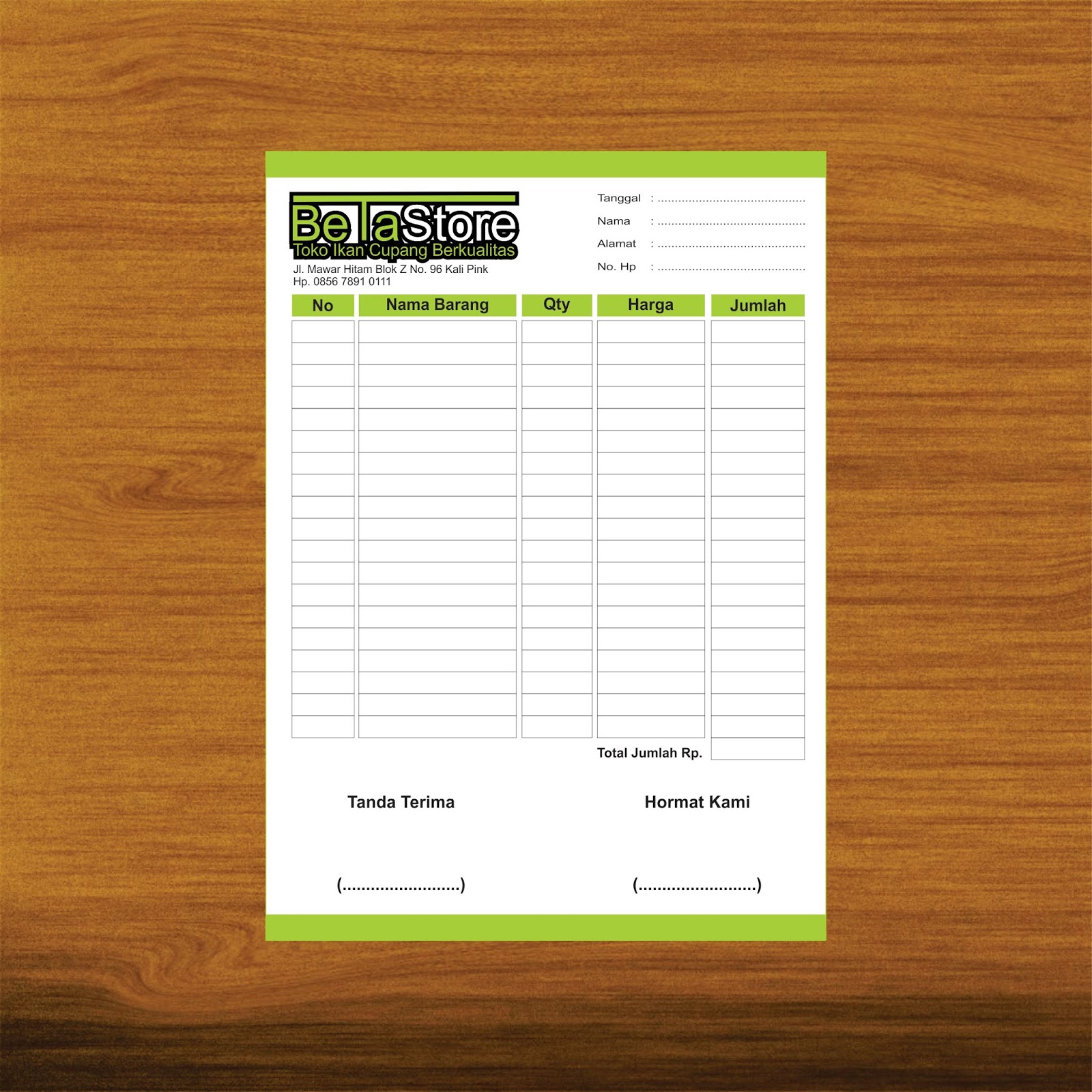 Desain Nota ~ KZRIFN