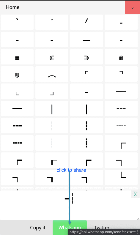 Line Symbols - Copy & Paste Online Free Line Symbols