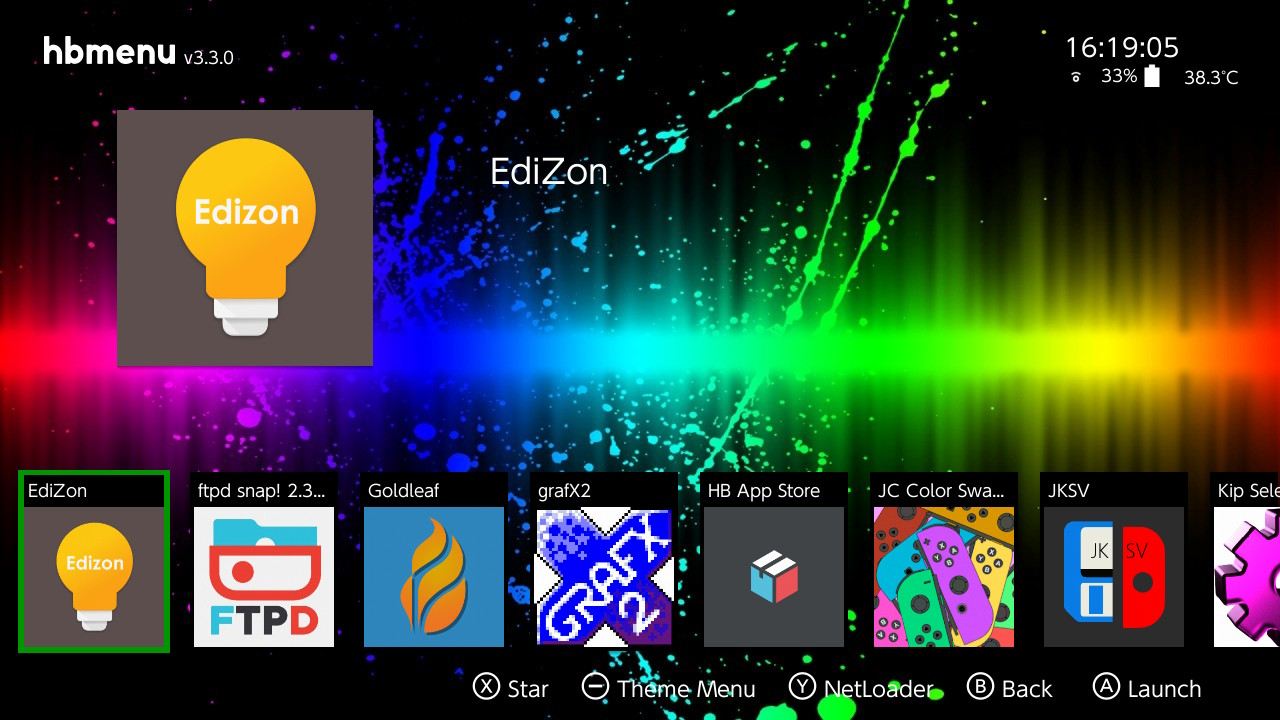 ニンテンドースイッチ hbmenu用カスタムテーマ導入方法&リンク集