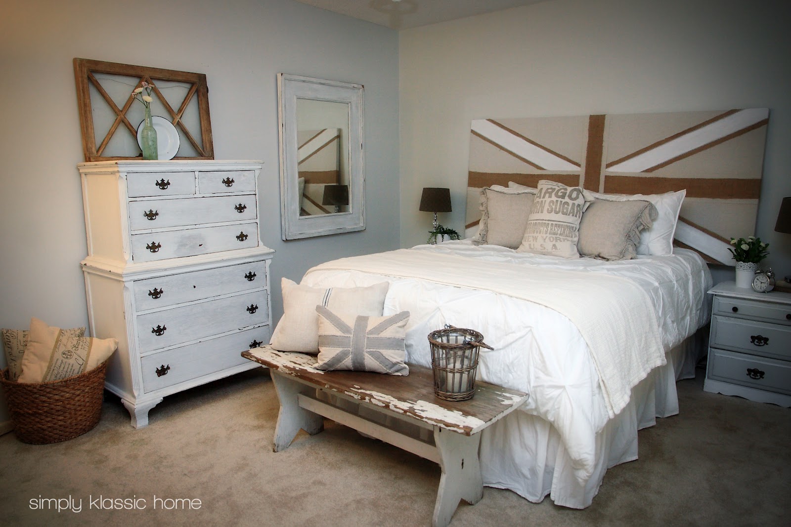 from Gardners 2 Bergers: Reader Feature: Shabby Chic Bedroom Reveal