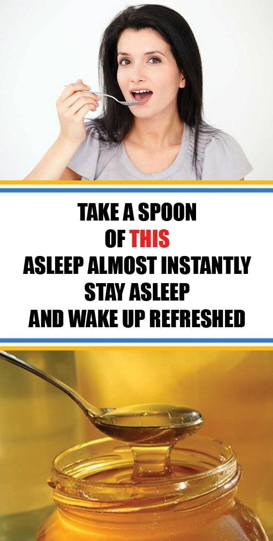 Take A Spoon Of This Fall Asleep Almost Instantly Stay Asleep & Wake Up ...