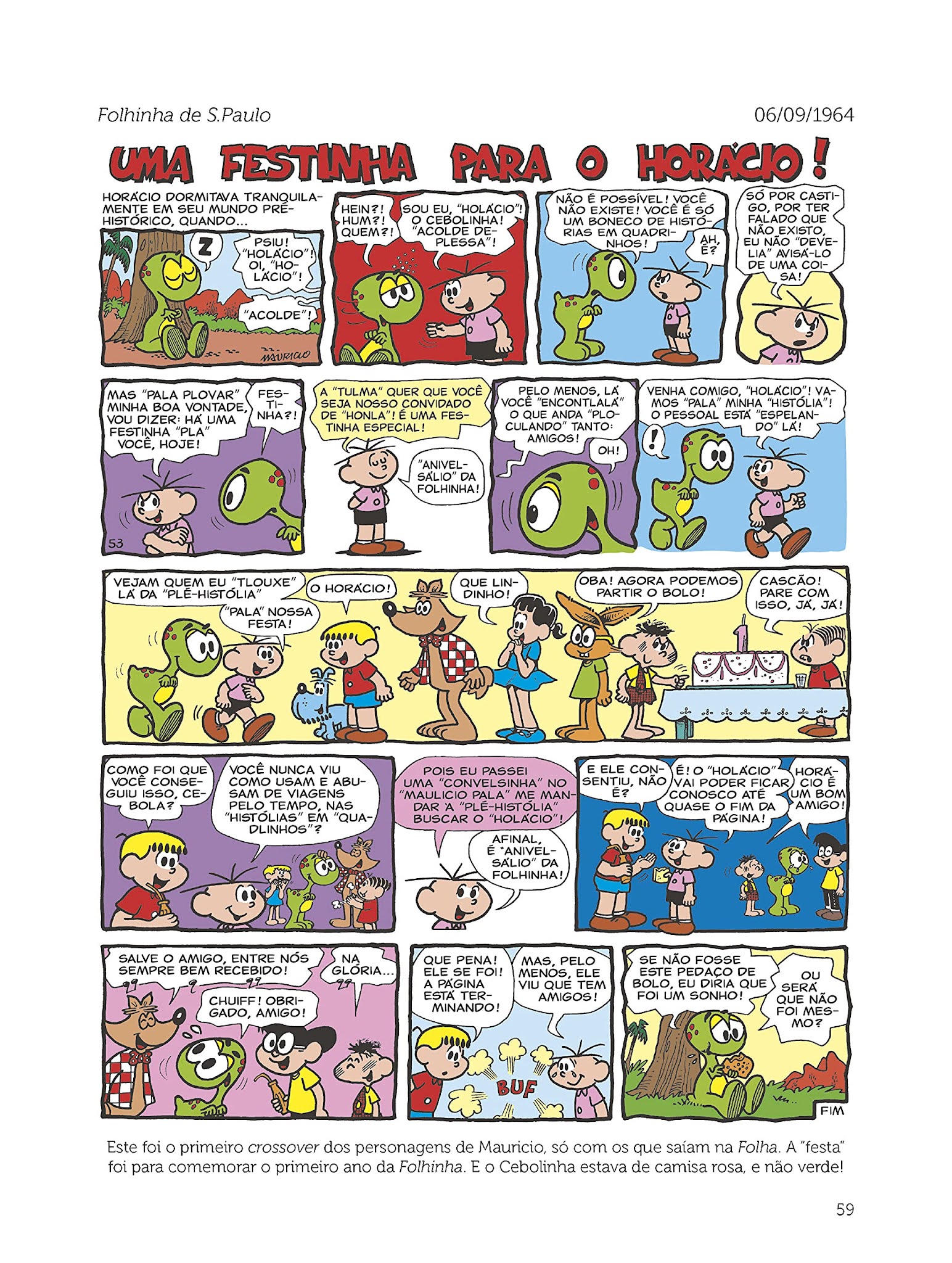 Planeta Gibi Blog: Coleção reúne todas as páginas de Horácio