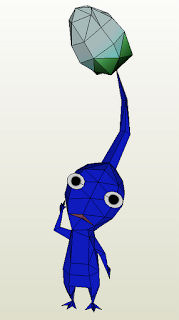 Paper & Craft: Blue Pikmin
