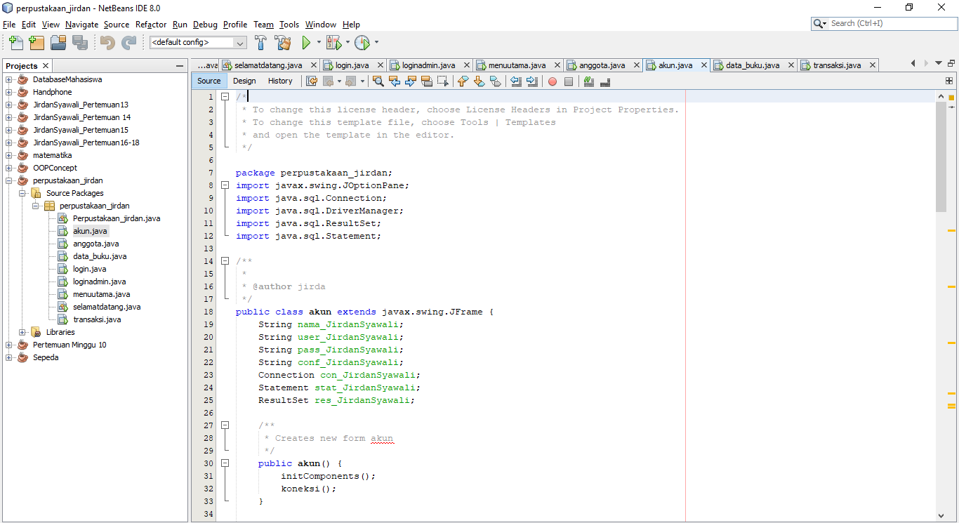 Cara Membuat Program Peminjaman Buku dengan Netbeans & XAMPP - UAS ...