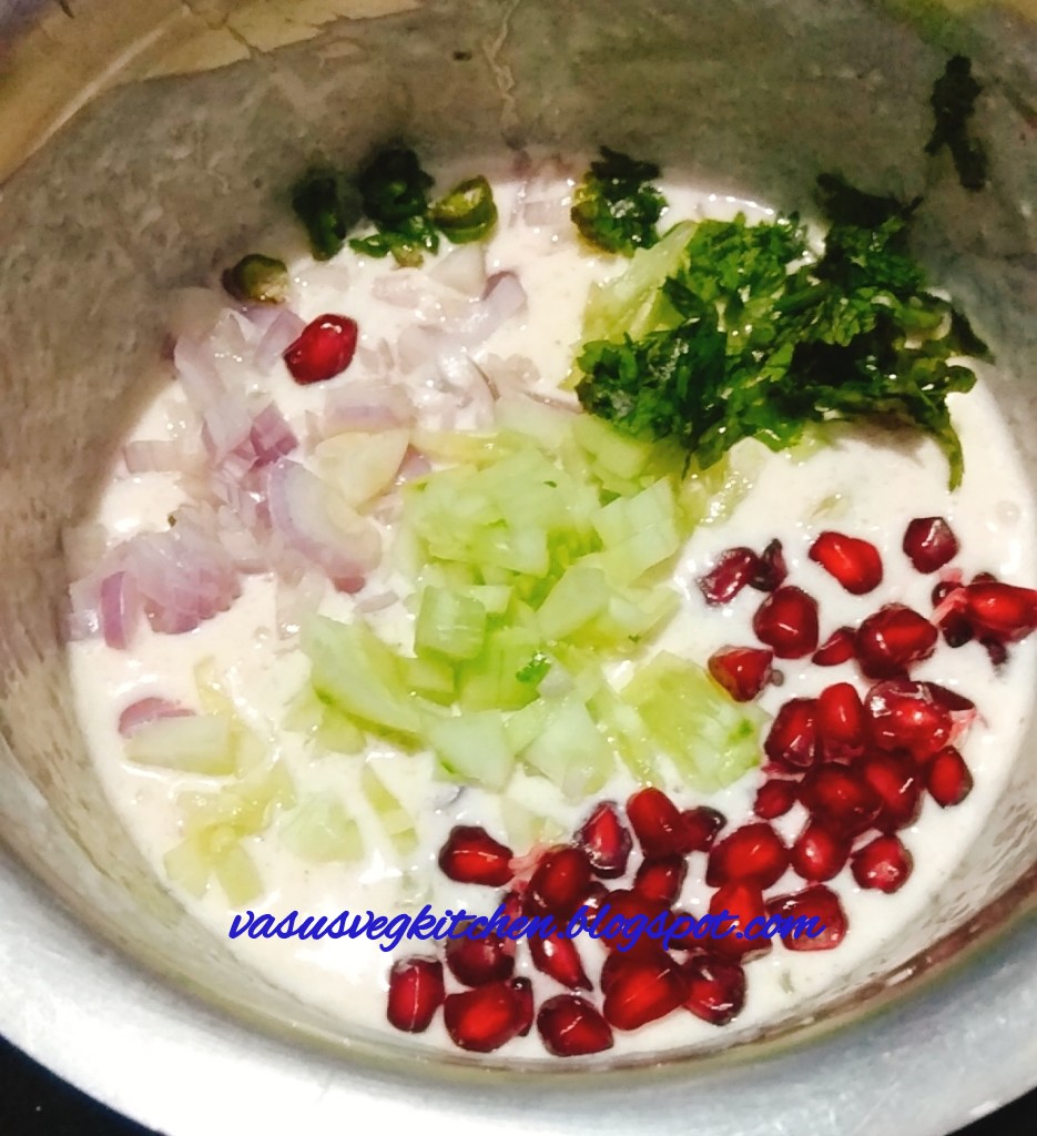 Vasusvegkitchen: Pomegranate Raita, Anar ka Raita ,How to make ...