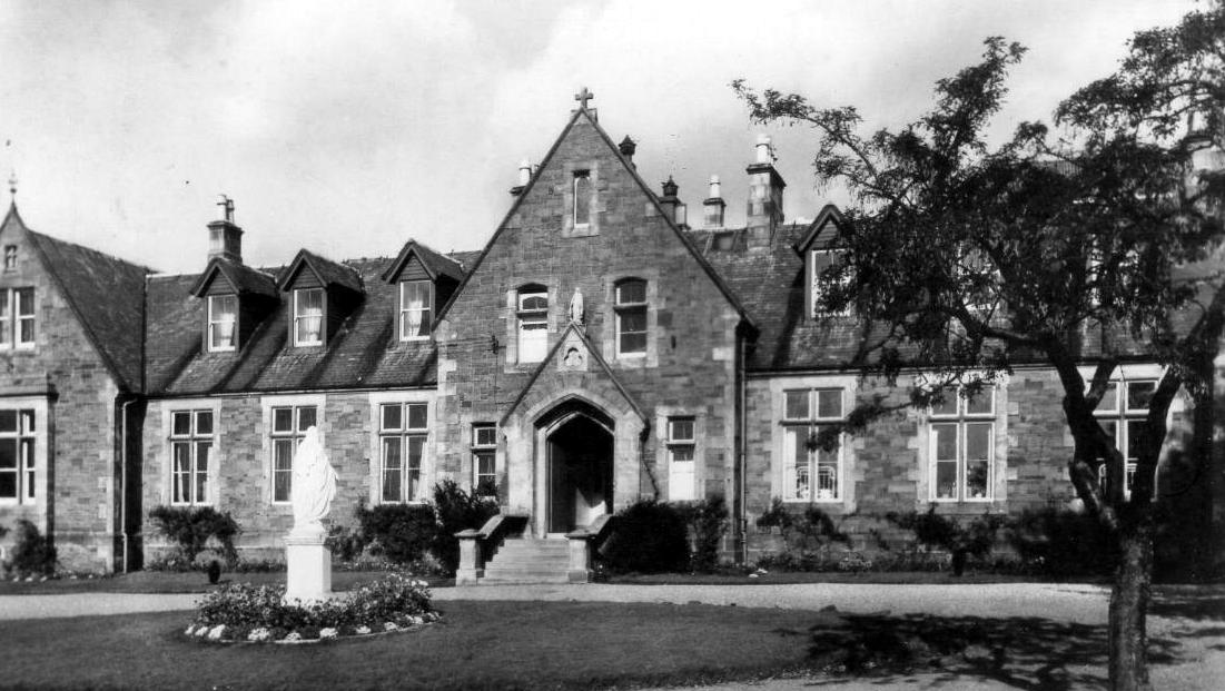 Tour Scotland: Old Photograph St Marys Hospital Lanark Scotland