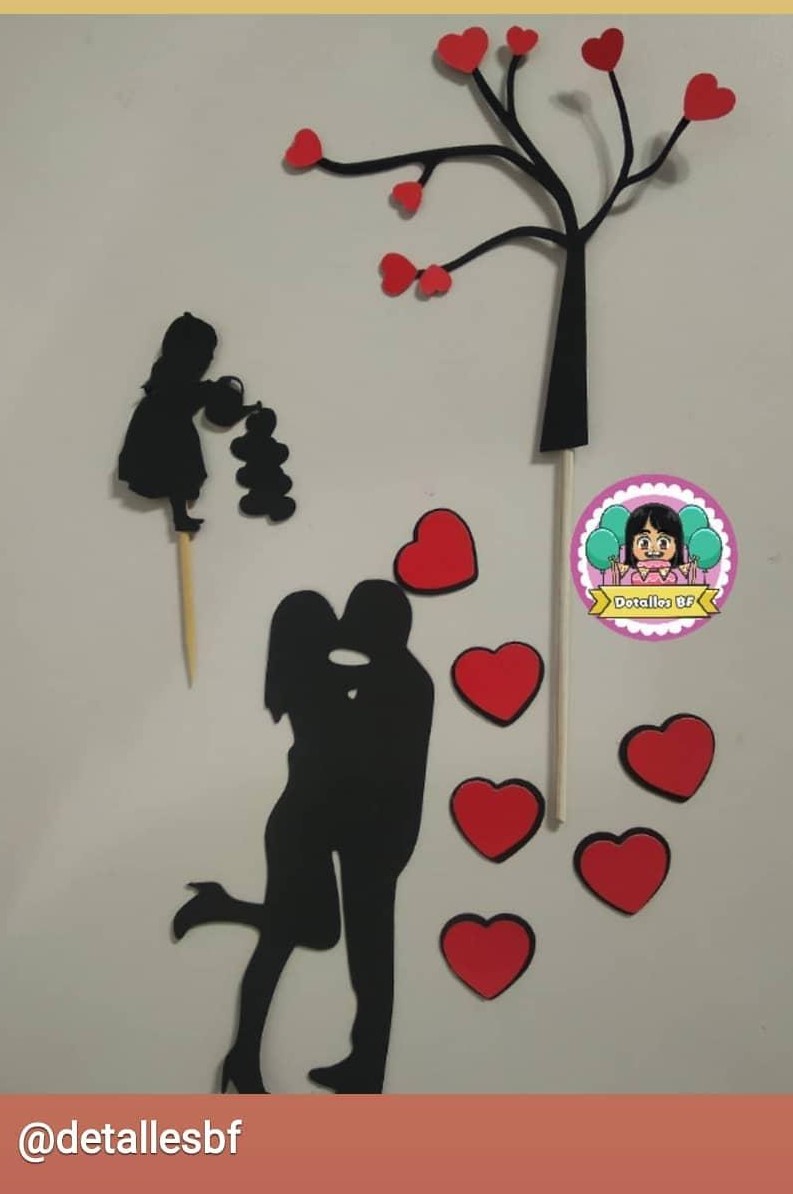 Topper Aniversario - Mis Toppers Tus Toppers