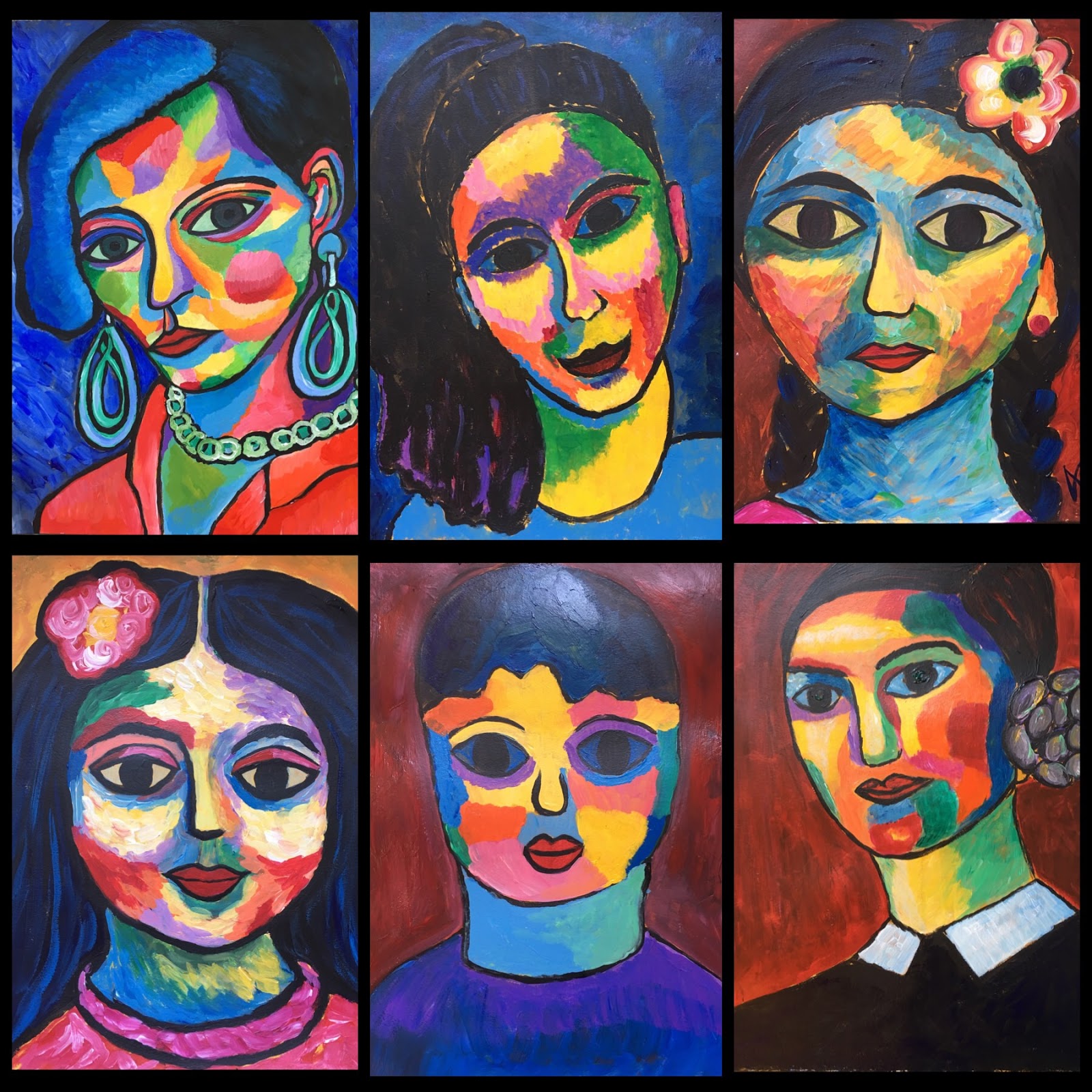 Art Room Britt: Alexej Jawlensky German Expressionism Portraits