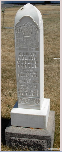 104.Sarah Adeline Butler Allen Tuttle!, gg grandmother, 2nd wife ...