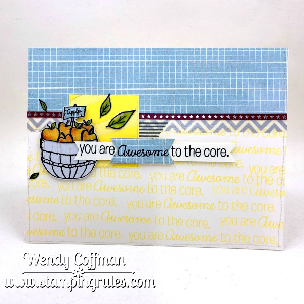 Stamping Rules!: Awesome to the Core Teacher Appreciation Card