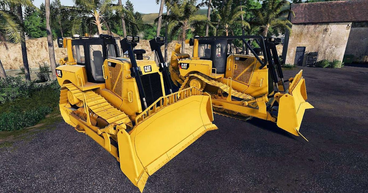 FS19 BullDozer CATERPILLAR D8T SDM v1.0 - FS 19 & 22 USA Mods Collection
