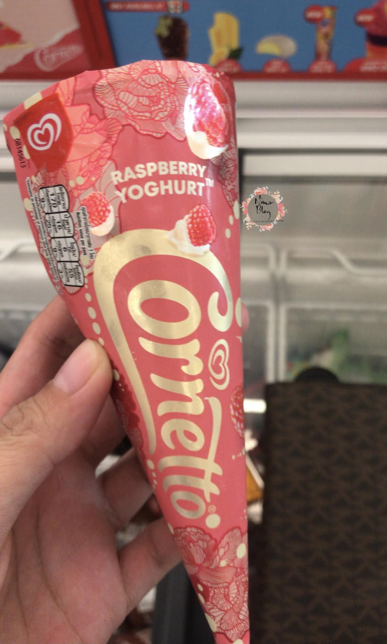 Cornetto Raspberry Yoghurt | cik sukα taip