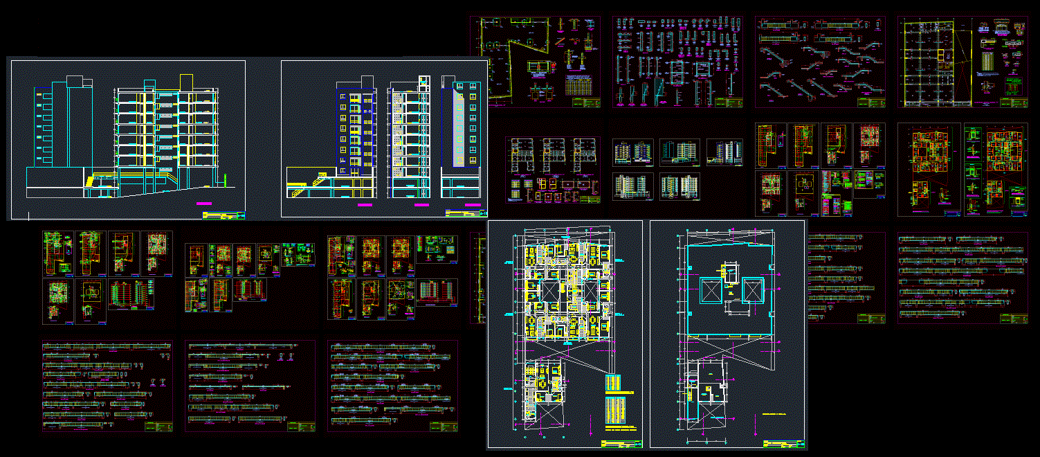 Bibliocad VIP Descargar Archivos Gratis: Edificio 8 pisos