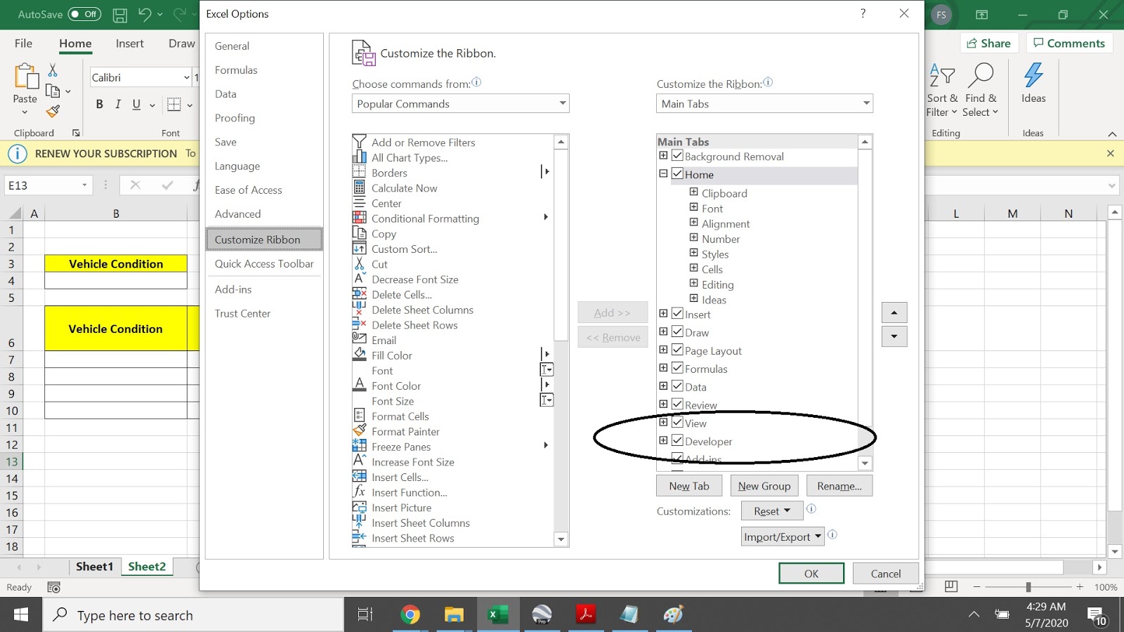 Create Data Filters in Microsoft Excel using VB Macro