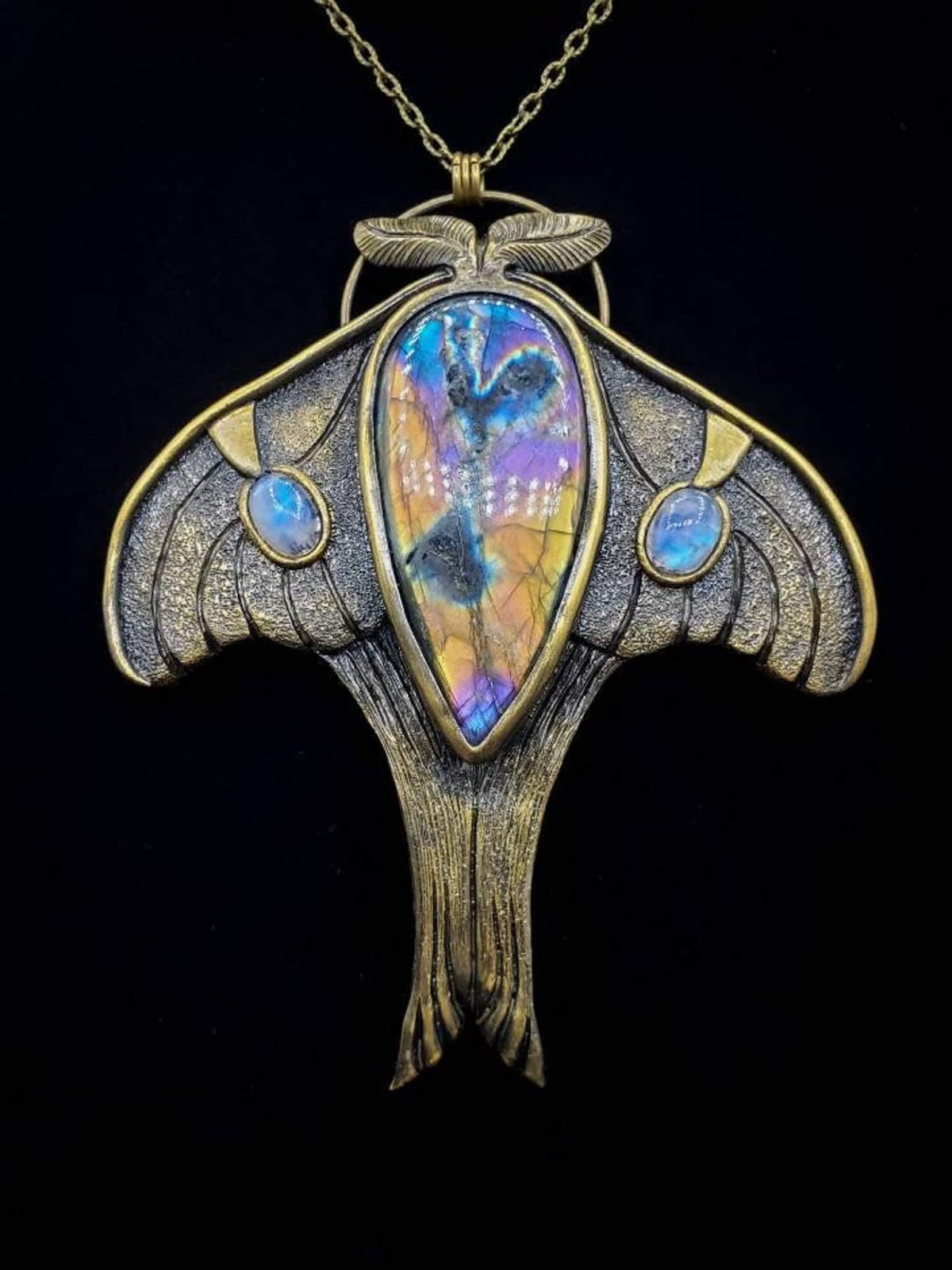 Statement Faux Metal Polymer Clay and Gemstone Jewelry by ...