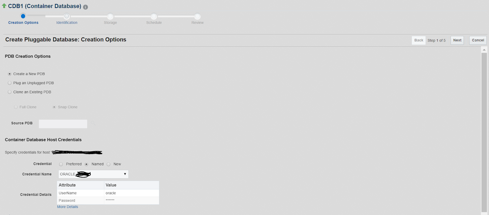 Oracle DBA Quick Notes: Creating Pluggable Database using OEM Oracle DBA Quick Notes: Creating Pluggable Database using OEM