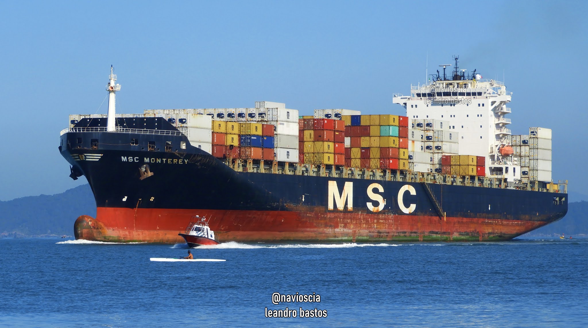 Navios de Santos & CIA: navio MSC MONTEREY
