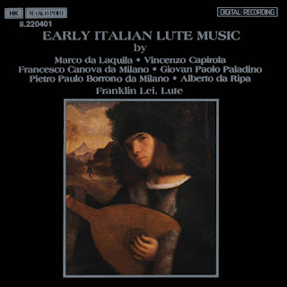 Medieval y Renacentista: Early Italian Lute Music - Franklin Lei