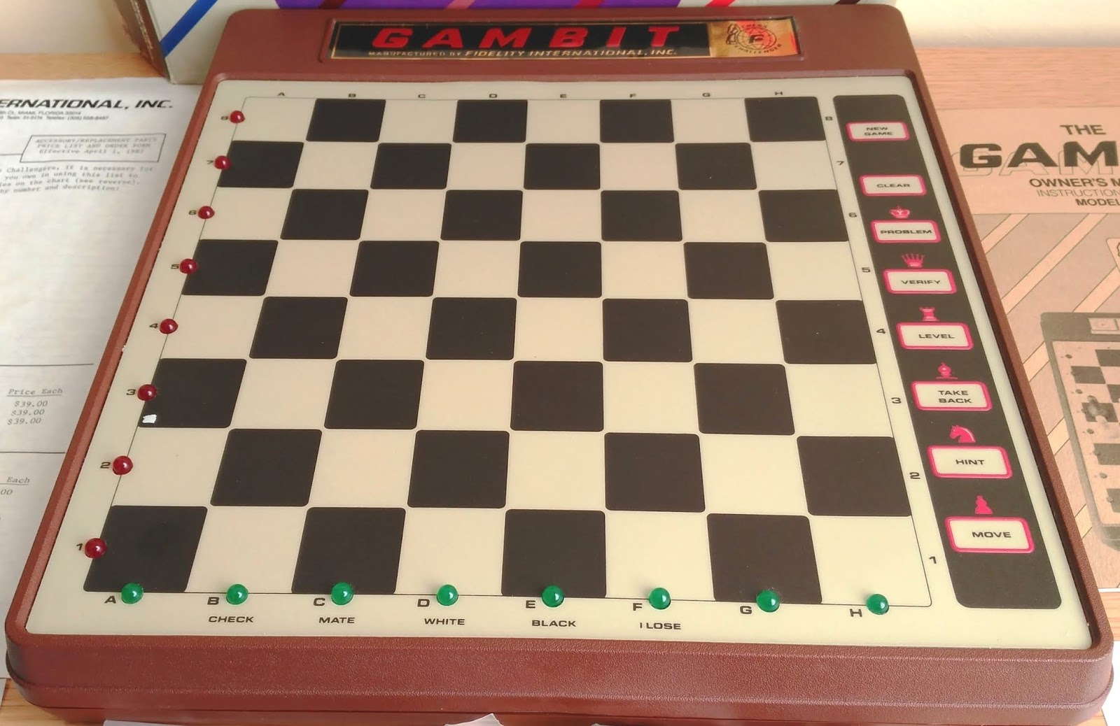 Retro Ordenadores Orty: Fidelity Gambit Voice (modelo 6095) (1987)