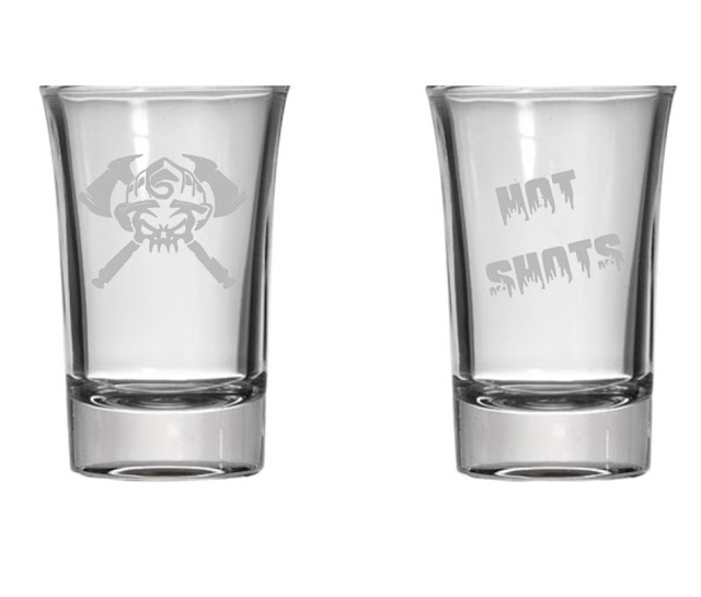 Lighted Bottles: Fire Fighter Shot Glass or Order a set of Fire Fighter ...