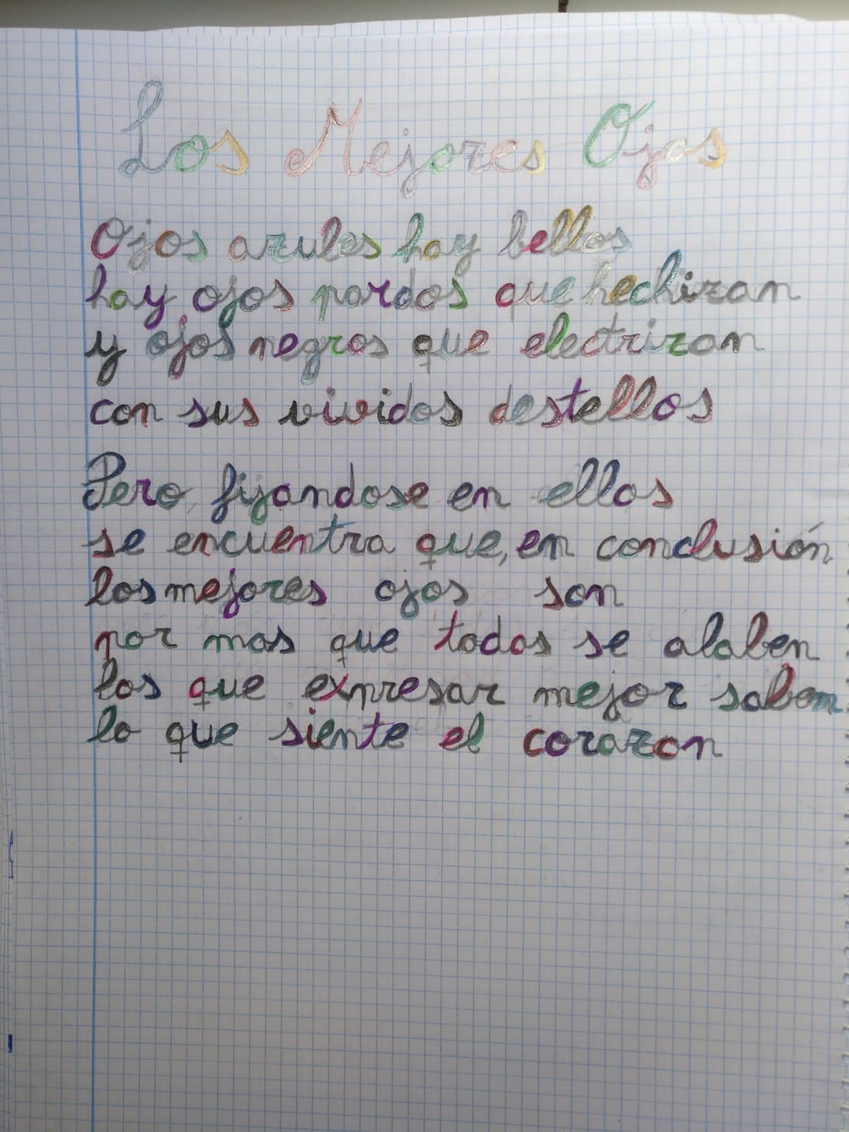 Nuestro club de lectura: POEMAS CON LETTERING 1ºC