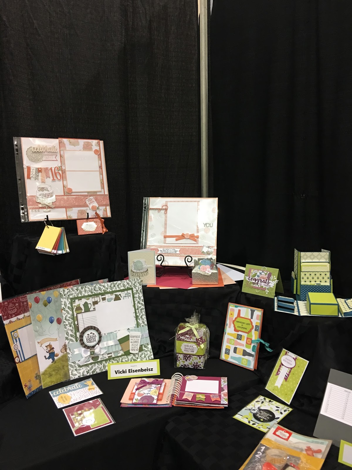 Inspired Stamping by Janey Backer: Idaho Scrapbook Show Recap