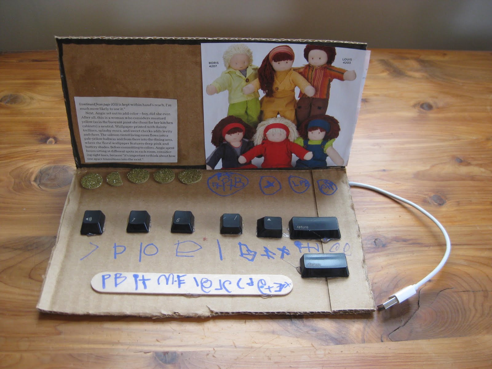 The Wonder Years: Cardboard Laptops