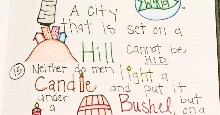 Life's Journey To Perfection: "Ponderize" Week 26: Matthew 5:14–16