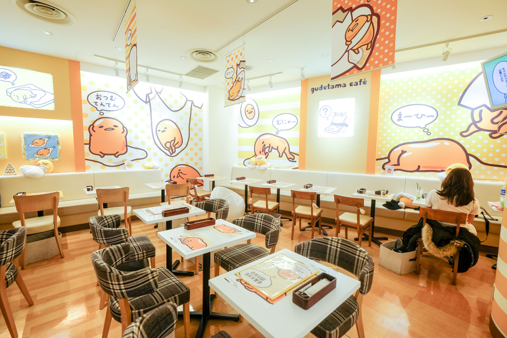 Gudetama Cafe in HEP FIVE Osaka - Stella Lee ☆ Indonesia Beauty and ...