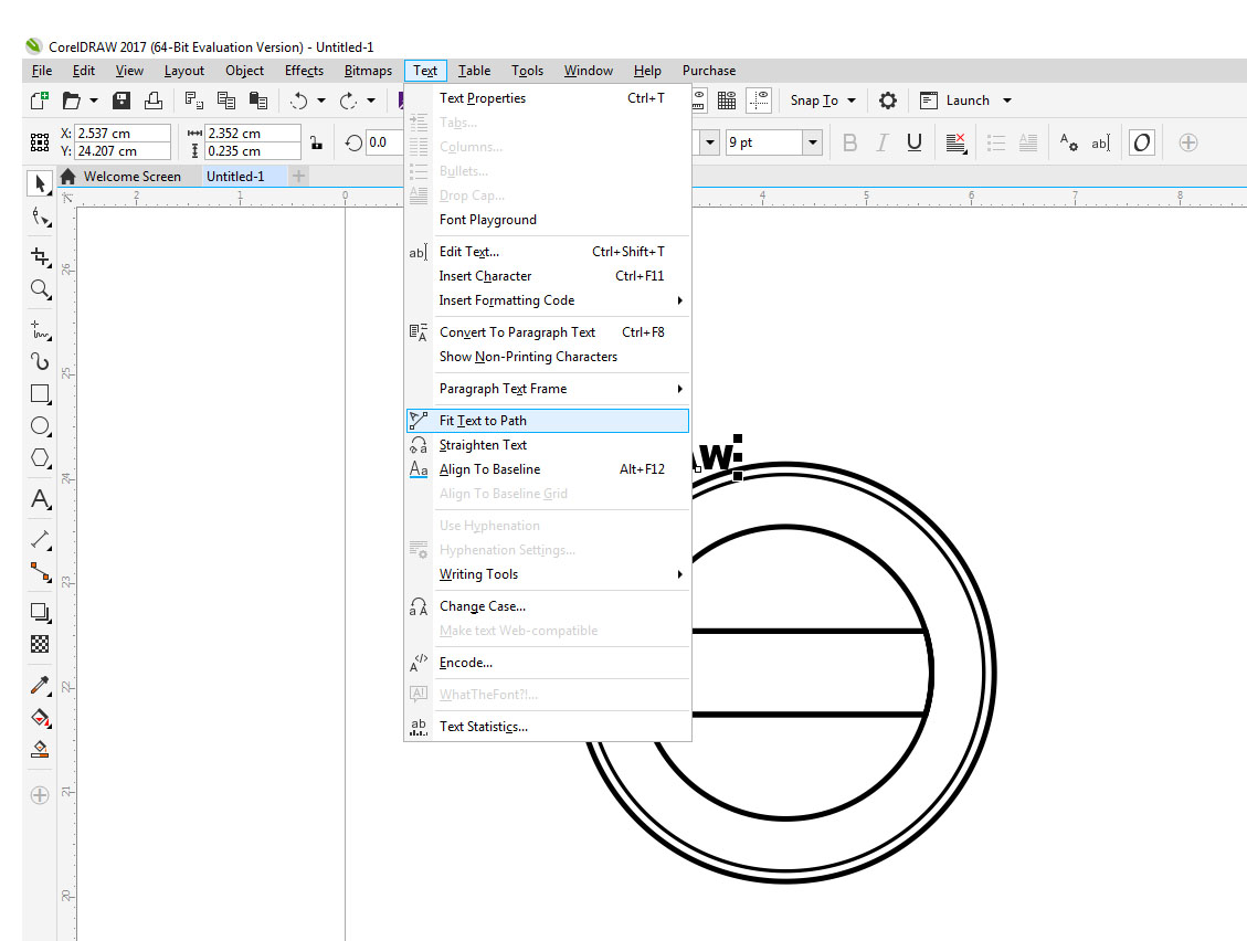 Tutorial Edit Stempel di Corel Draw