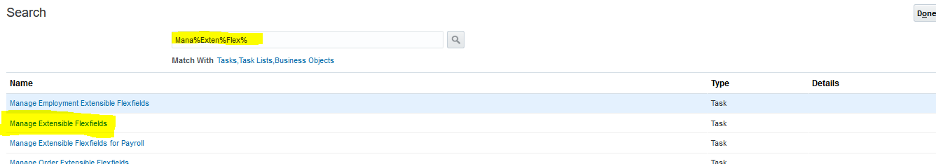 Oracle Application's Blog: Extended dff in oracle Fusion
