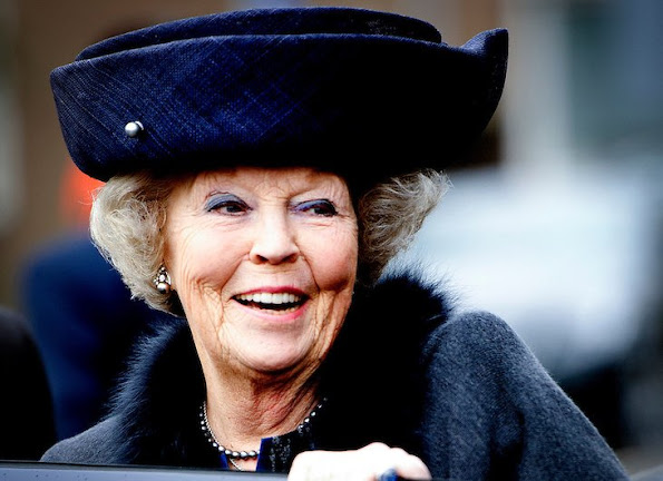 Princess Beatrix visits Cathedral of Saint Bavo in Haarlem
