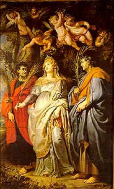 ZEPHYRINUS.: Saints Nereus, Achilleus, Domitilla, And Pancras. Martyrs ...