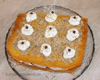 Kataif cu frisca | Preparatedevis.ro