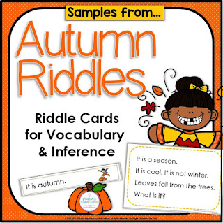 Primary Inspiration: Autumn Inference Riddle Cards