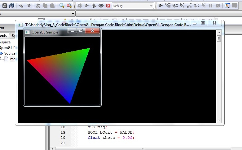 heriady blog: Tekstur File Bitmap OpenGL Dengan Code Block