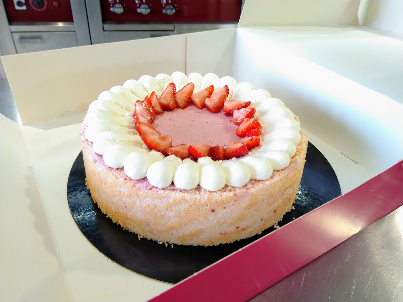 Entremet aux fruits rouges