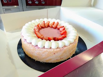 Entremet aux fruits rouges