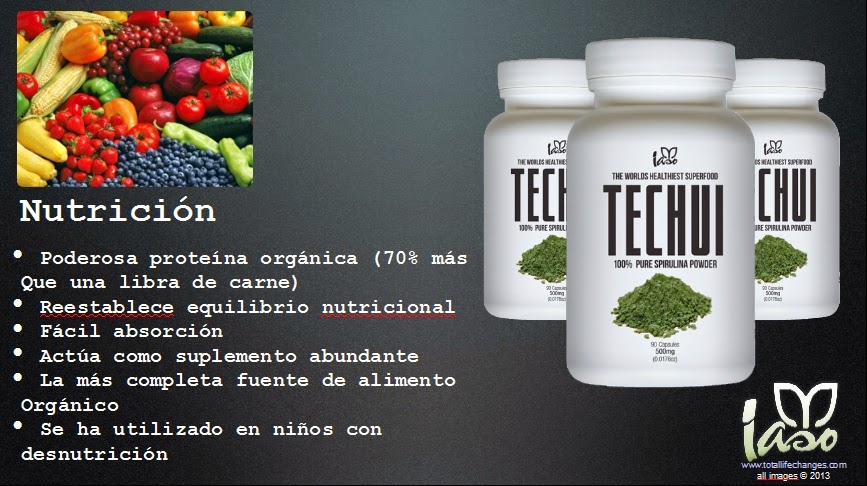 Total Life Changes Guatemala: TECHUI - SPIRULINA
