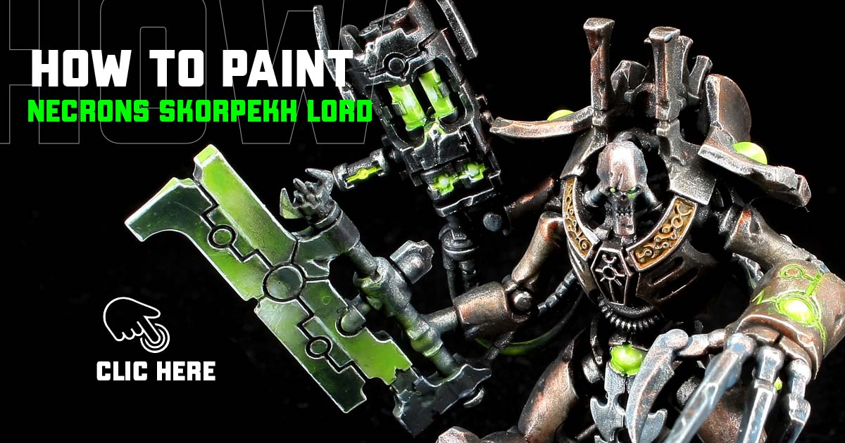 Necron Skorpekh Lord : complete SBS - Ready for Inspection - SF ...