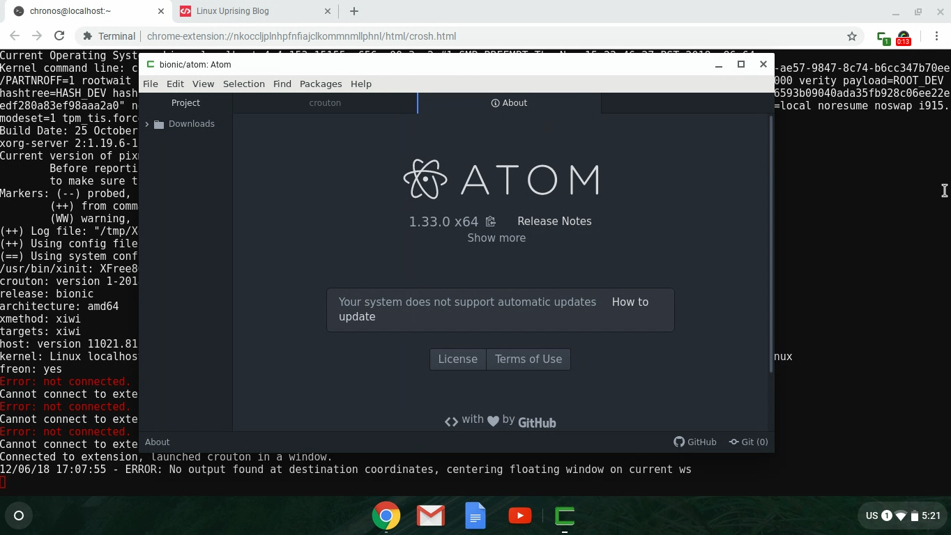 Crouton: How To Run Linux Applications In Chrome OS Windows Or Browser ...